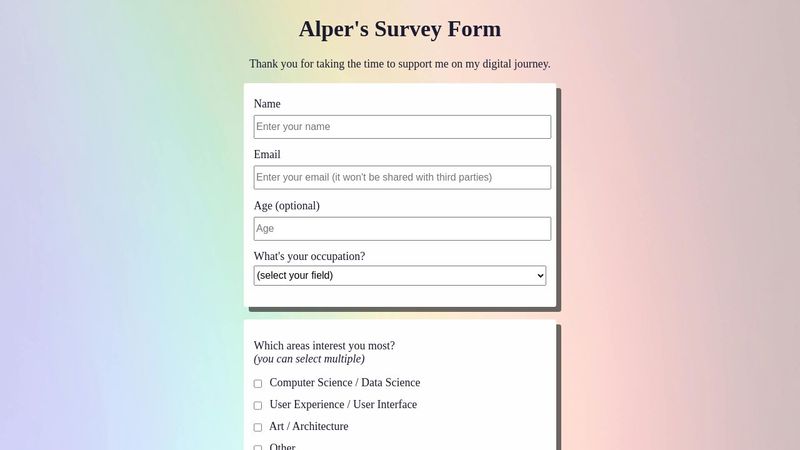 Survey Form