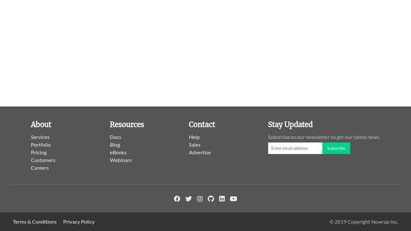 Responsive, Multi-Level, Sticky Footer with Flexbox
