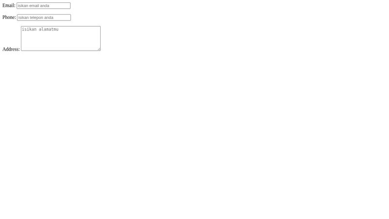 HTML - Create Textarea