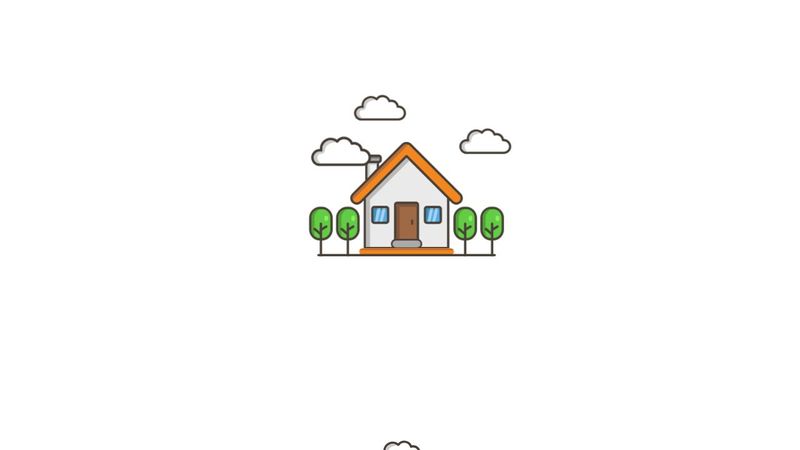 Animation css : house svg ok