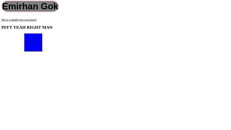 Test 1 Css Html Very Small Amount Of Javascript