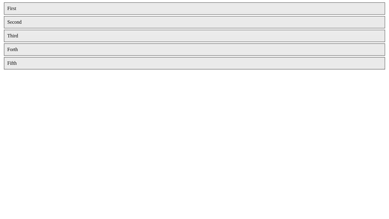 Vanilla js - Drag and drop sortable list