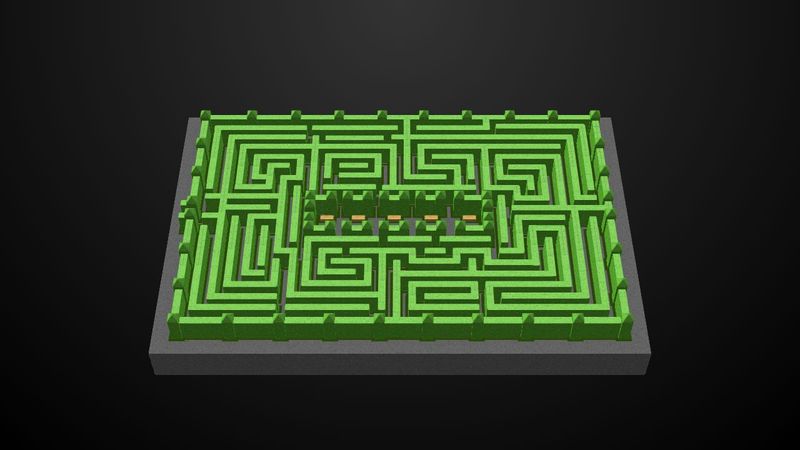 The Overlook Maze (3D) - CSS