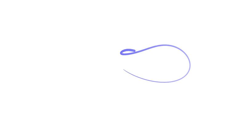 Satisfying curly cursor (3kb of vanilla JS on canvas)