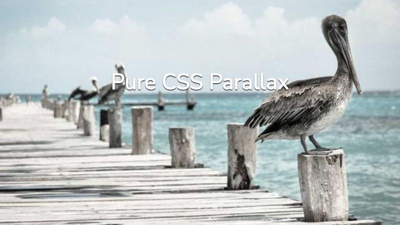 Pure CSS Parallax Scrolling