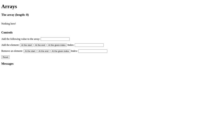 COMPSCI 719 Module 3.8 Array controller demo