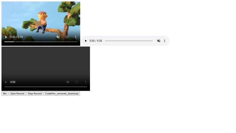 Merge Video using JavaScript