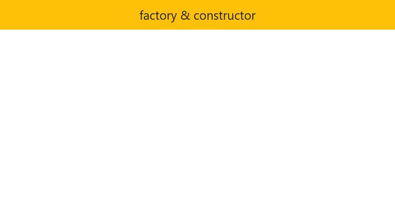 Factory & Constructor Function