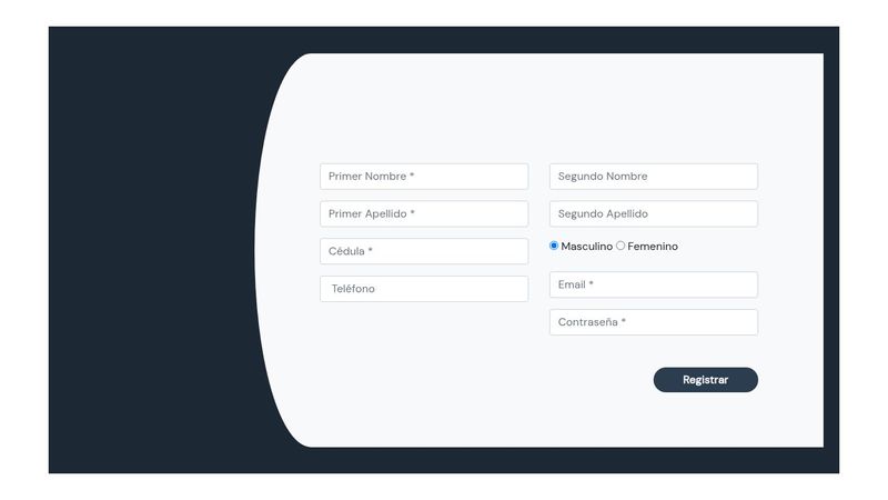 Bootstrap Dual Design Registration Form