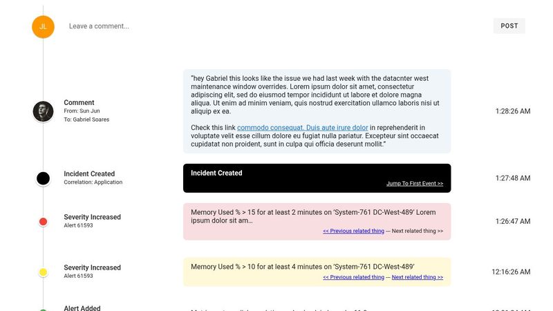 Vuetify Timeline UX Pen