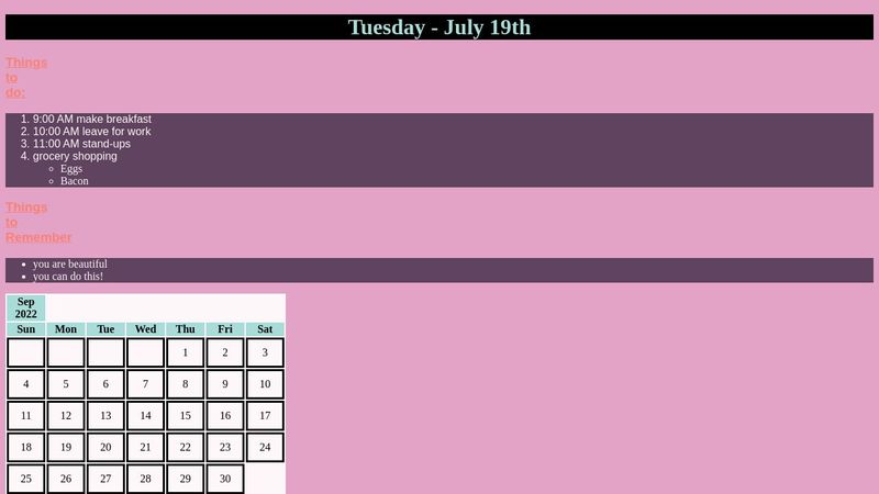 css day 2 code along
