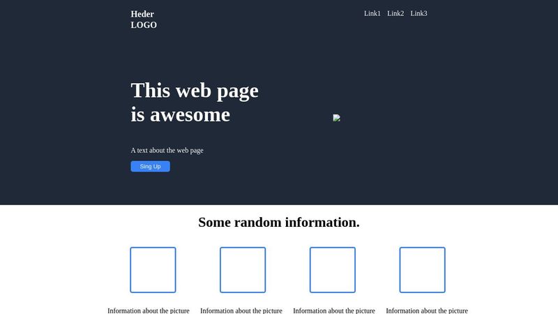 My first web page (unifinished)
