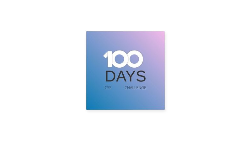 100DaysCSS - Day 1