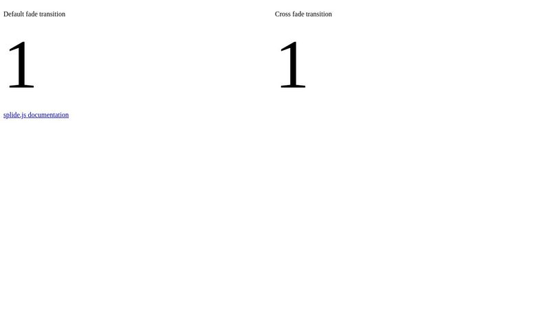 splide.js – fade transition