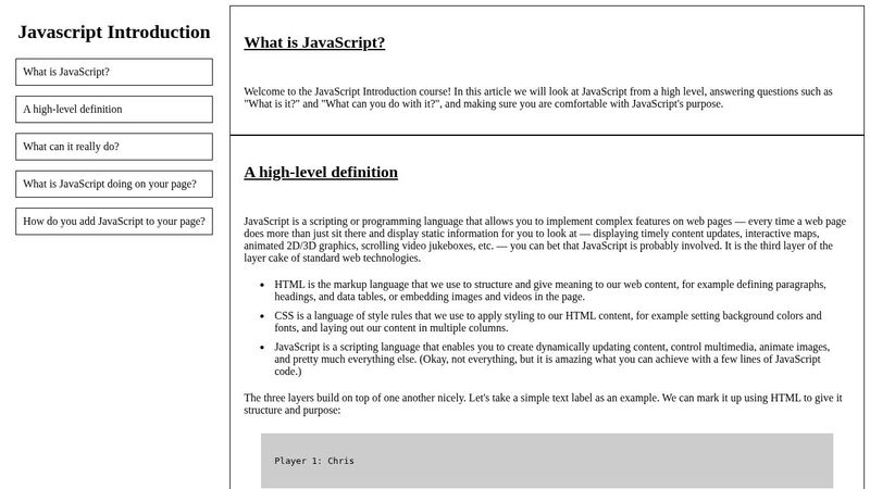 freecodecamp Technical Documentation Page