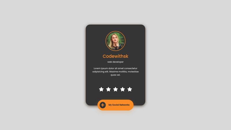 Animated Profile Card Ui Design Using Html And Css 6281