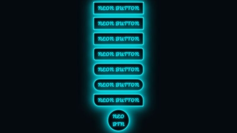 neon buttons 1 anim - css