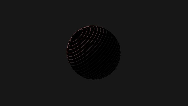 Animated Pulsing Sphere SVG