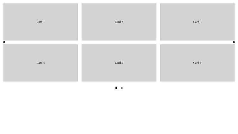 2 * 2 grid layout (With dot navigation)