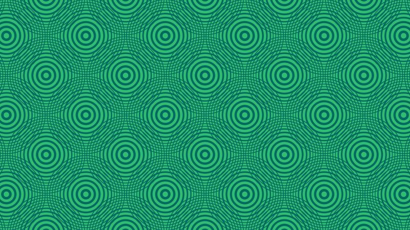 Concentric Rings Tessellated Pattern - No Div - Pure CSS