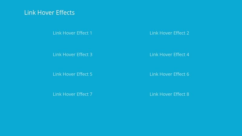 Link Hover Effects