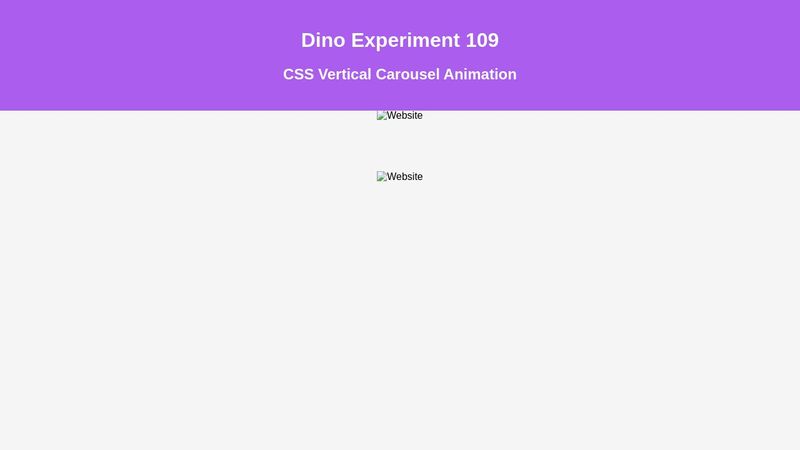 CSS Vertical Carousel