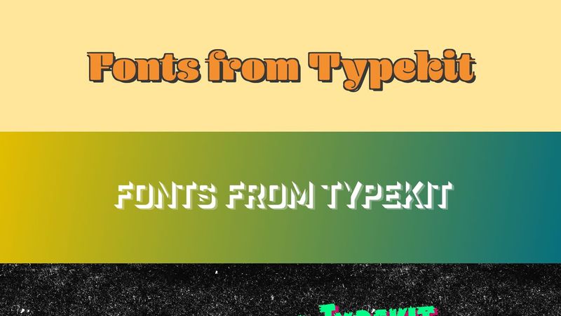 Typekit Font Styling