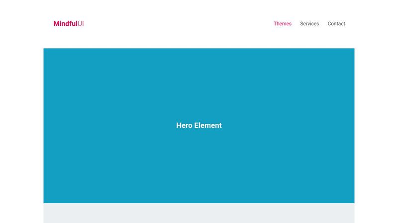 Simple Flexbox Page w Responsive Navigation