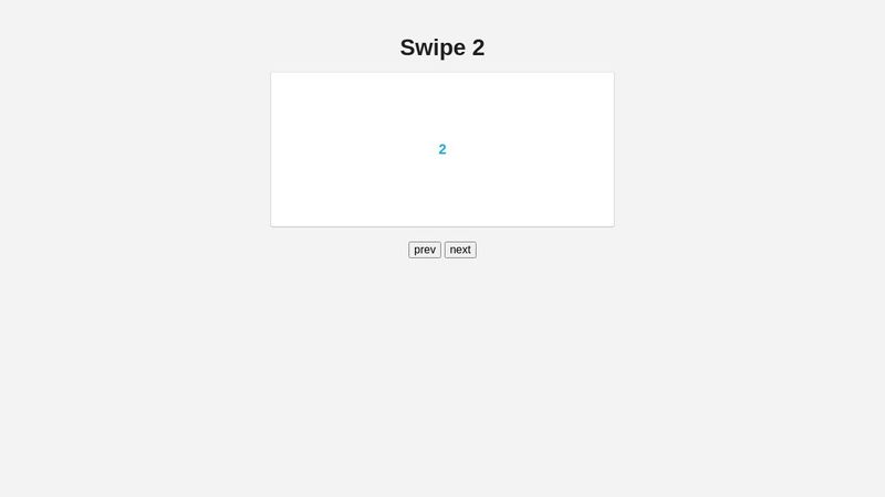 Swipe.js