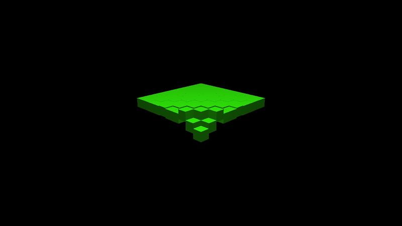 Three JS cube