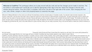 Introduction to HTML and CSS