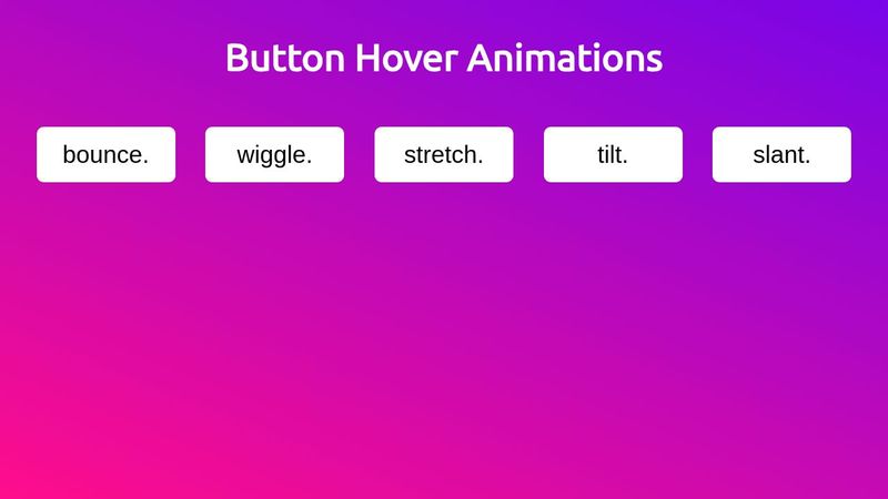 Button Animations