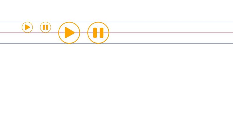Rounded Play / Pause CSS Icon