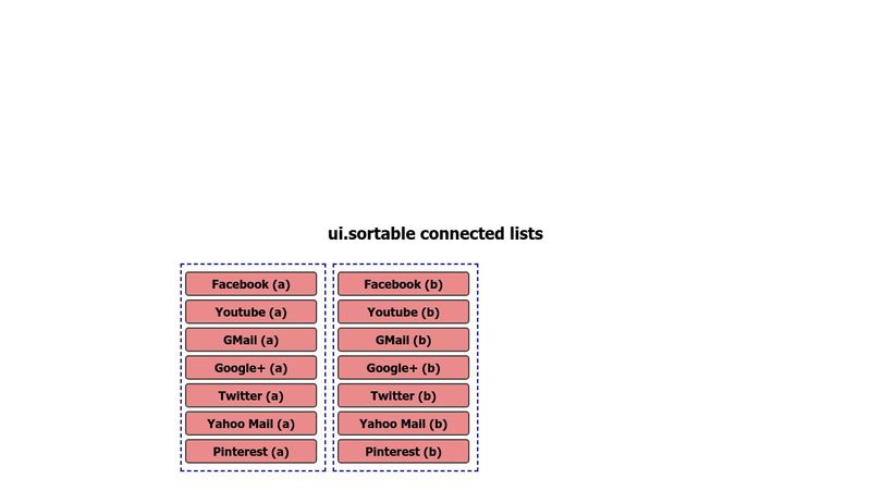 ui.sortable connected lists
