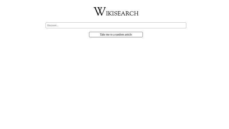 Wikipedia Search