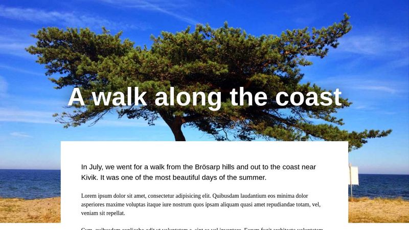 The ”blur-up” technique