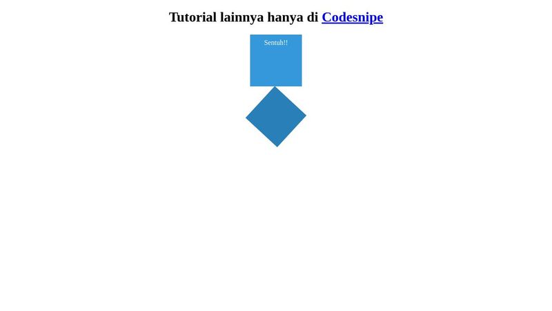 Membuat Animasi Objek berputar dengan CSS3 Rotate
