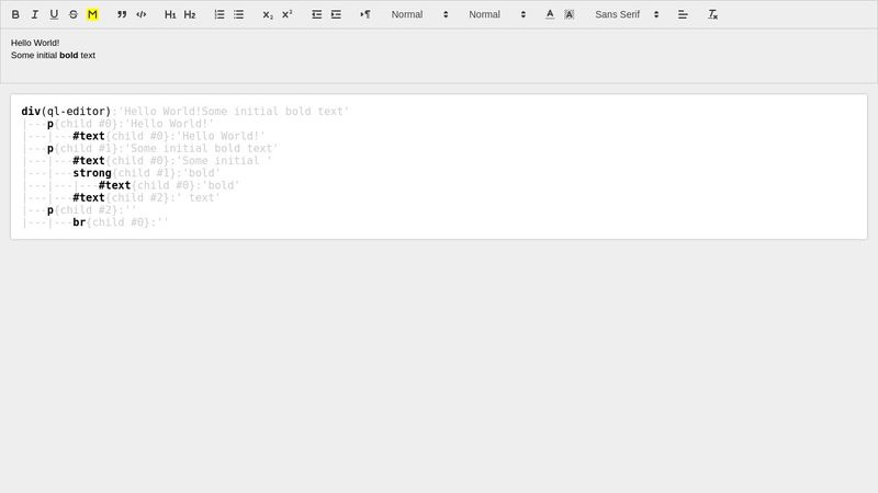 QuillJS Custom Blot & Toolbar Button