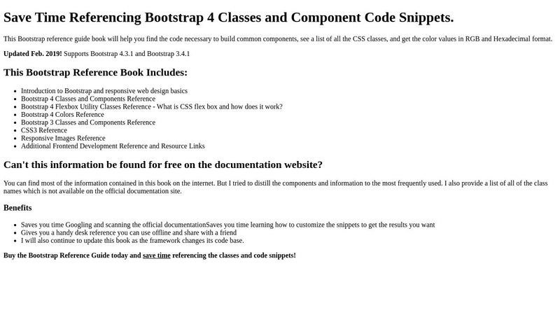 bootstrap reference guide - German
