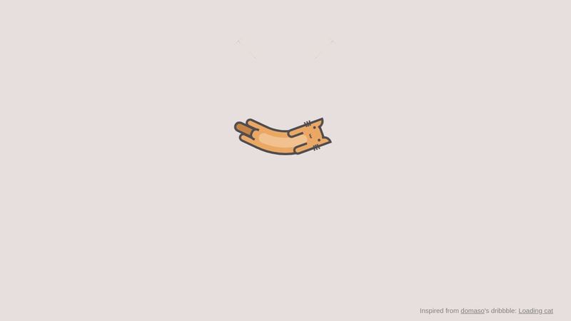Pure CSS Loading Cat
