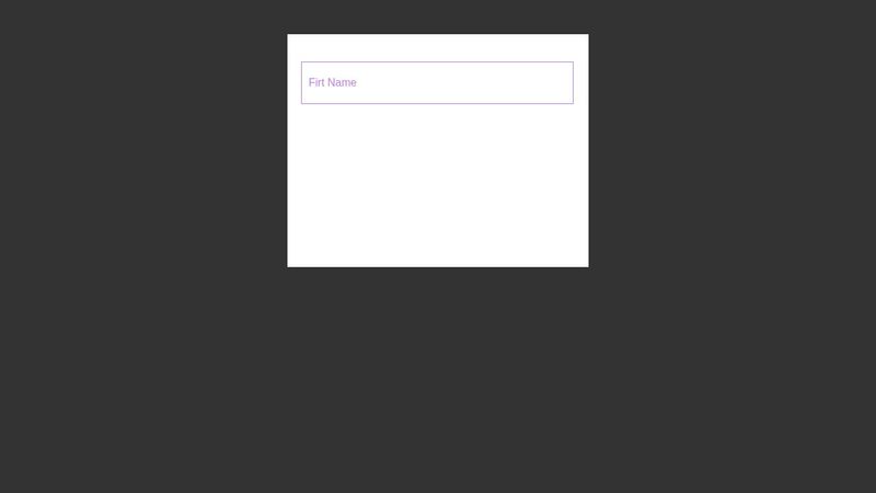 Hide Placeholder On Input Focus With Pure Css