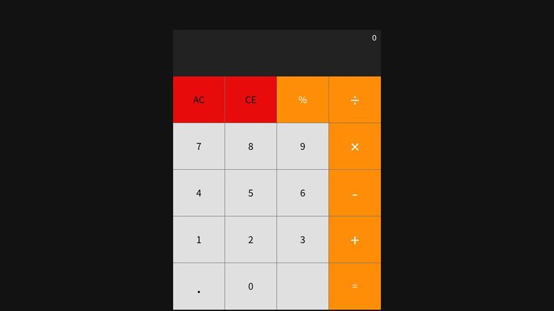 PLAIN JS CALCULATOR | FreeCodeCamp Curriculum