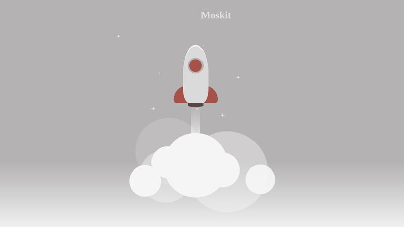 CSS animated rocket