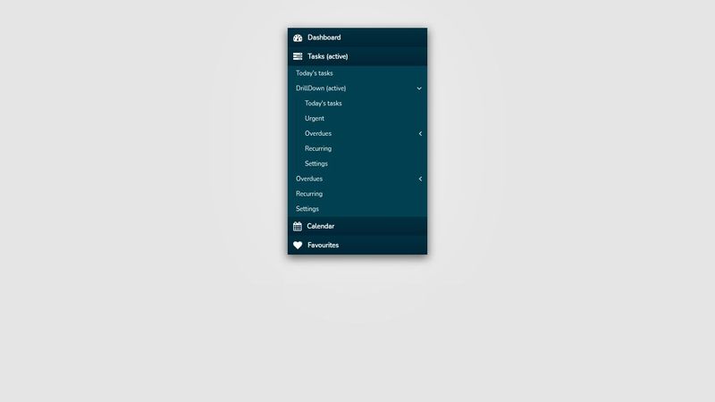 Multilevel Accordion Menu