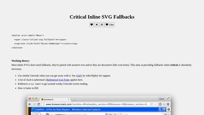 Critical Inline SVG Fallbacks