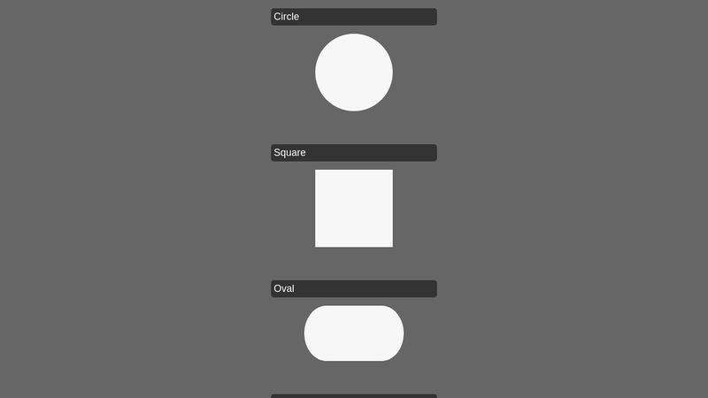 css shapes demo