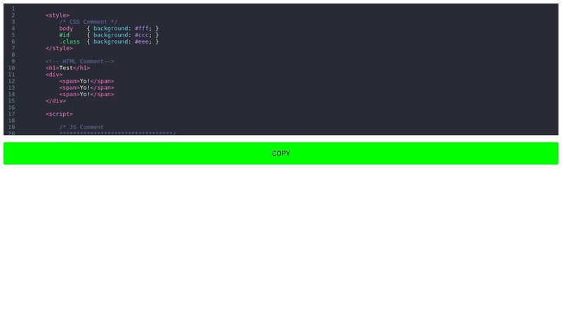 CodeMirror (Multiple Instances)