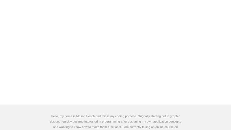 Example Code Portfolio