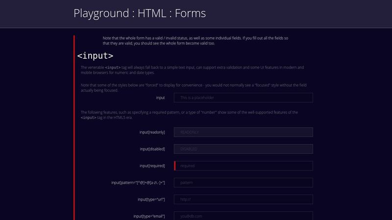 HTML Forms