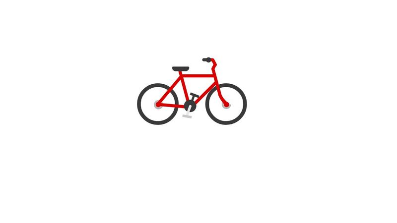 pure CSS bicycle